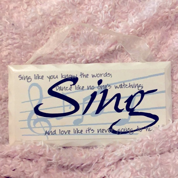 Wall Decor | Cute Sing Sign | Poshmark